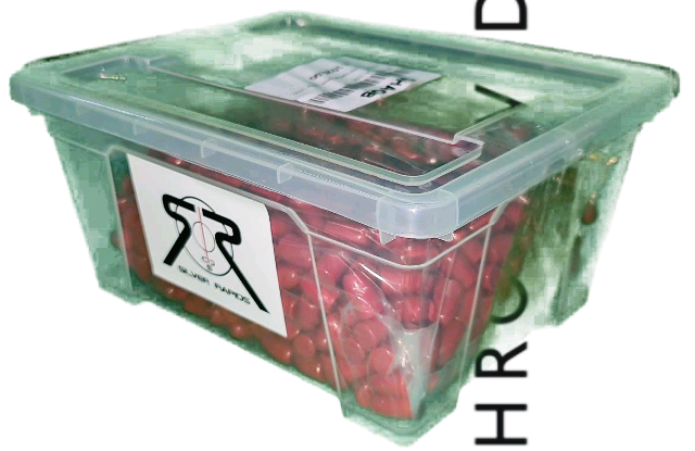 SILVER RAPIDS BULLETS 9MMP 124gr RED (1000) - GHAOB